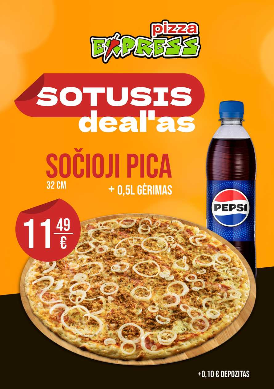 Express Pizza (V. A. Graičiūno g.) | Bolt Food